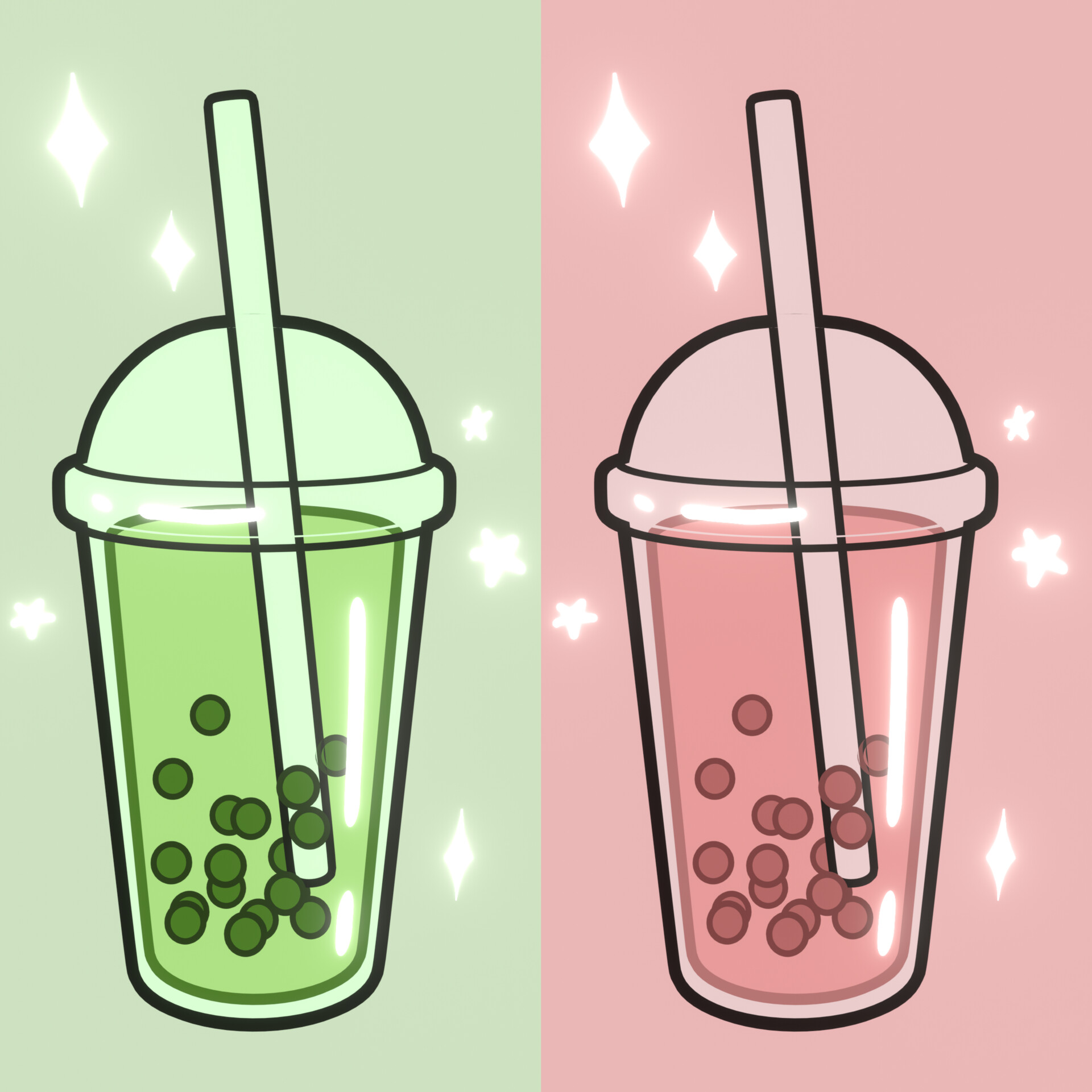 ArtStation - Bubble Tea