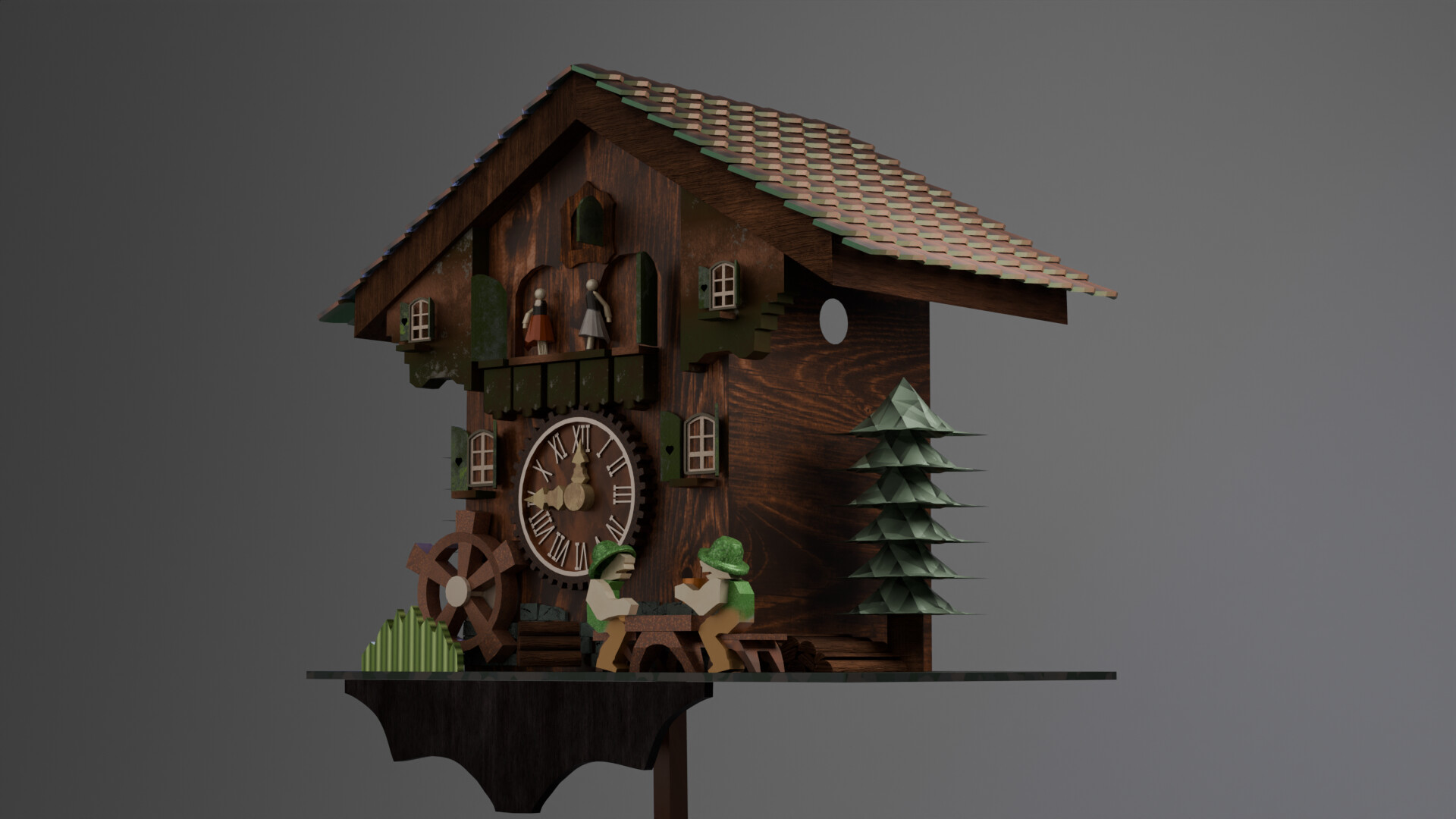 ArtStation - Cuckoo clock