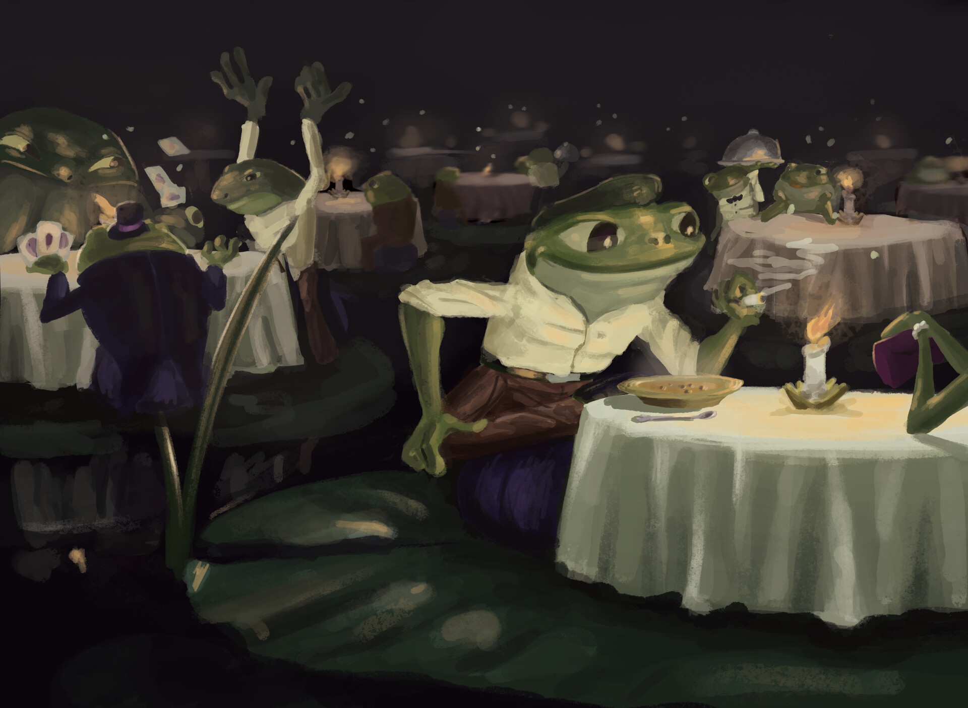 ArtStation - Frog Dinner