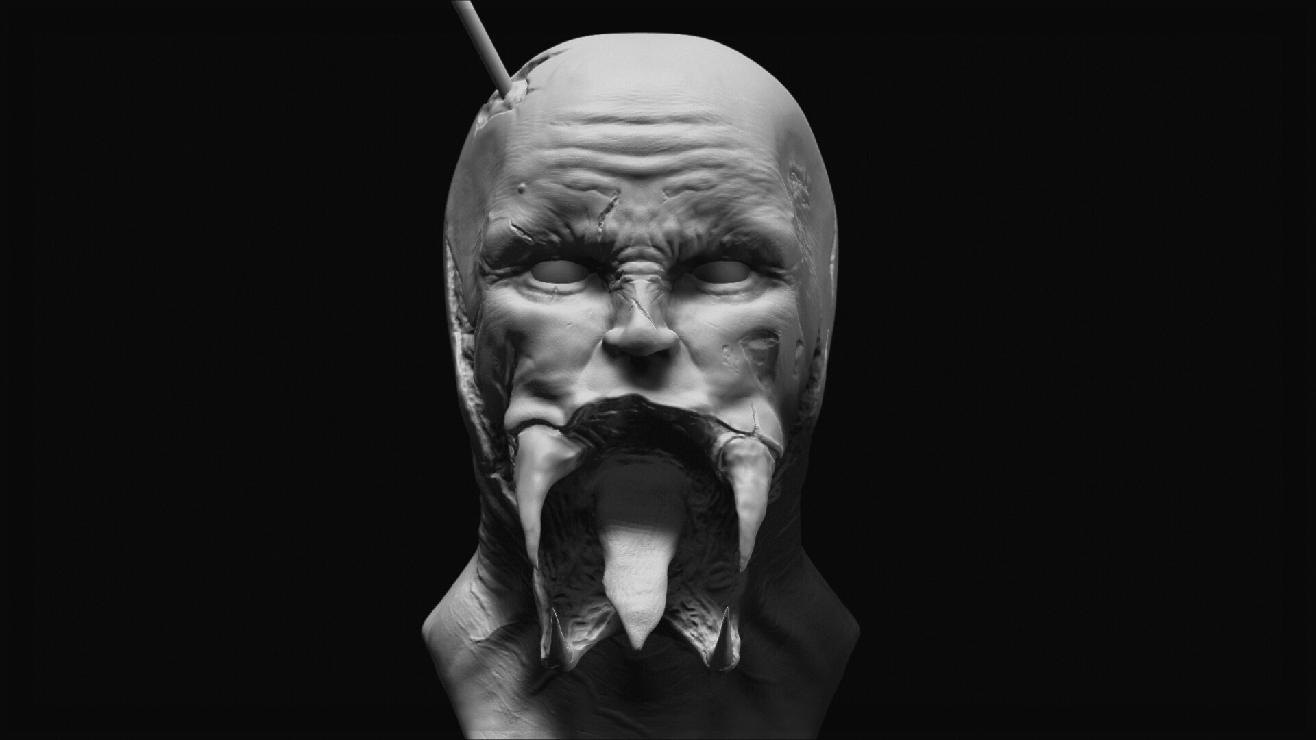 ArtStation - Mutant Monster Head