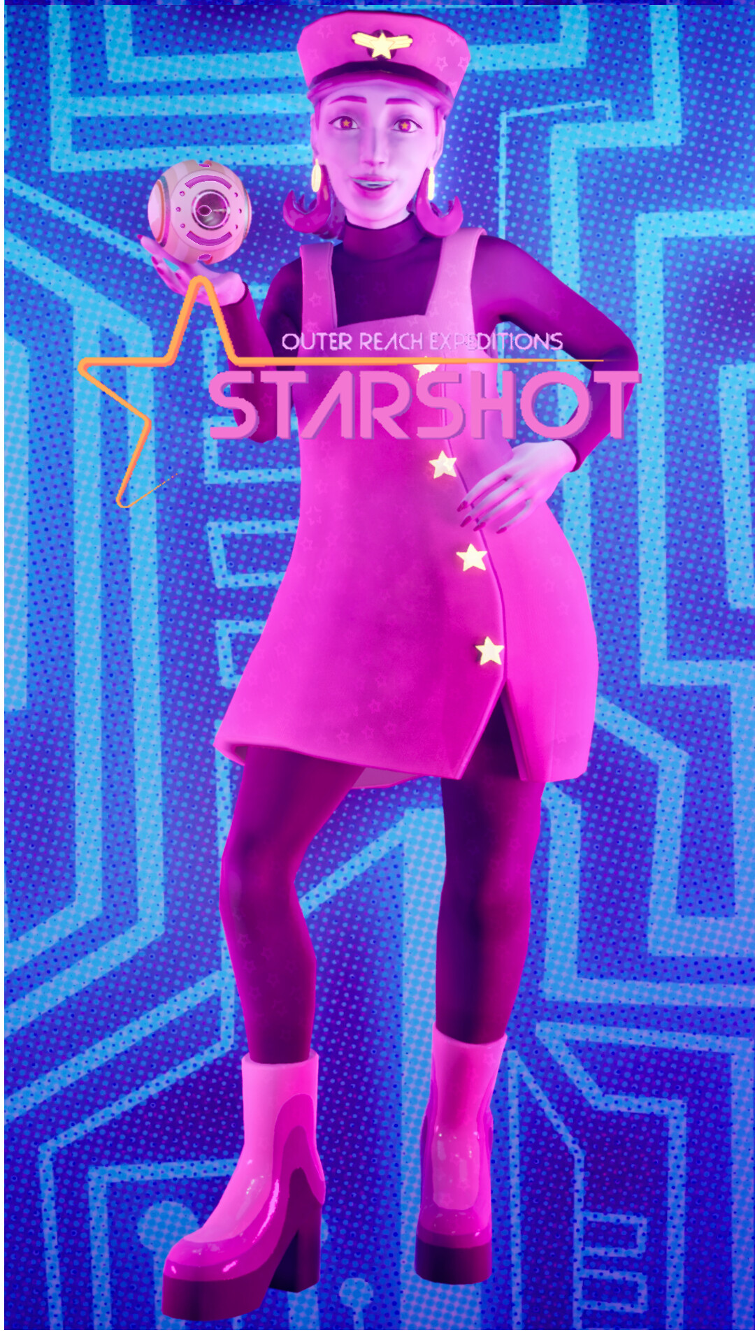 ArtStation - S.T.E.L.A. from "STARSHOT" (Senior Capstone work)