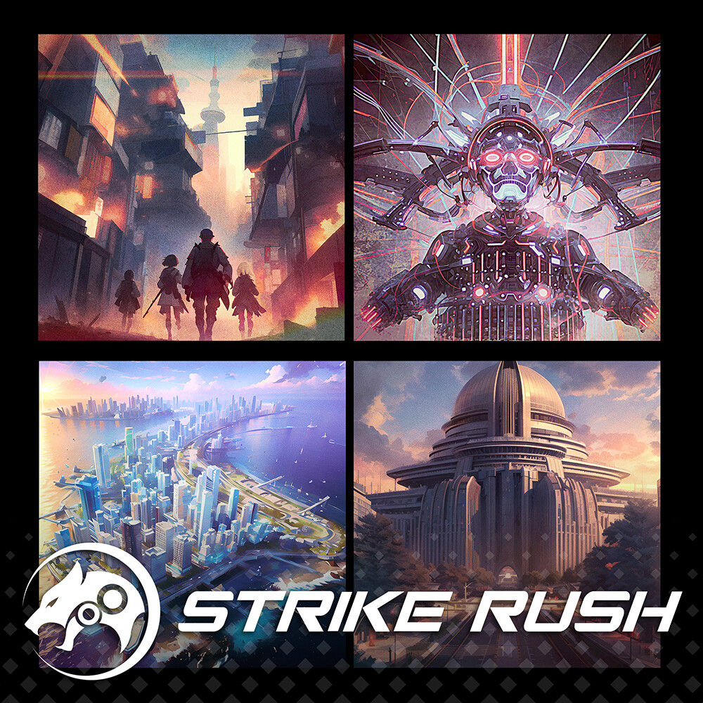 ArtStation - STRIKE RUSH | AI generated image
