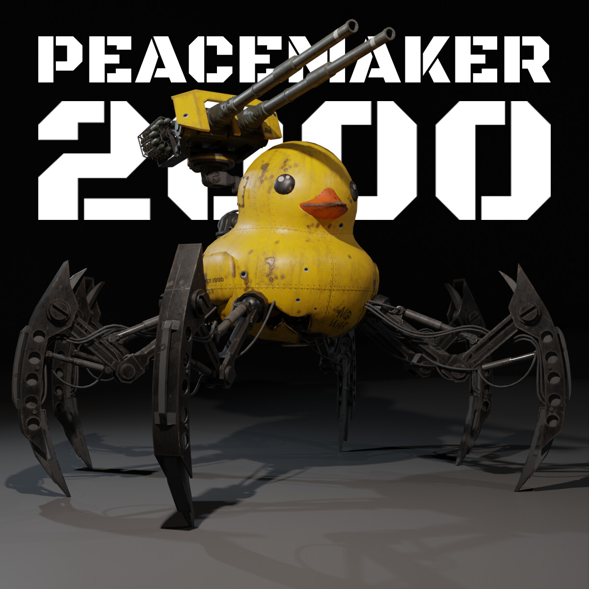 ArtStation - Peacemaker 2000 Duck Destruction Machine