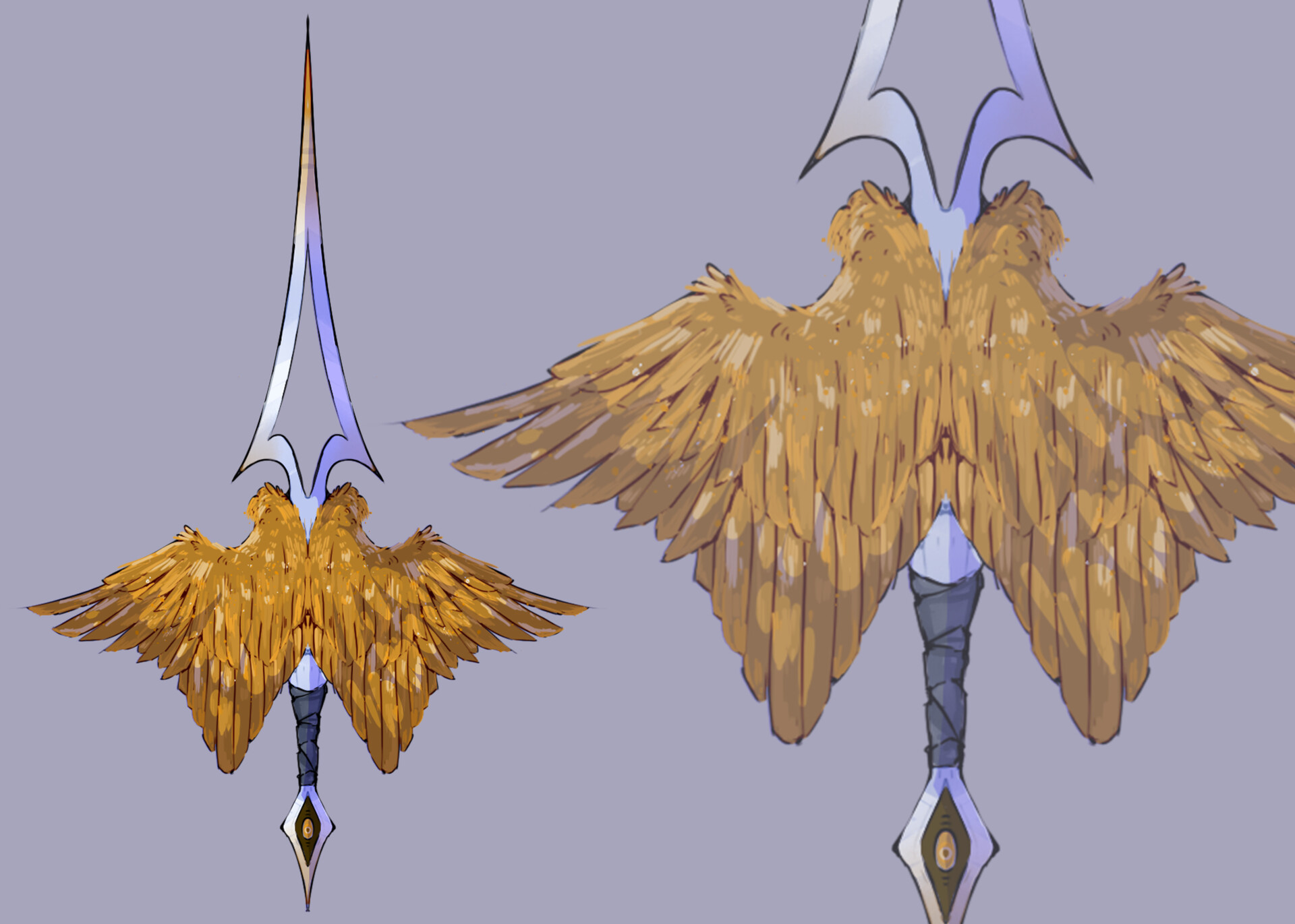 ArtStation - Angelic short sword