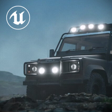ArtStation - Iceland's Highlands - Land Rover DEFENDER 90