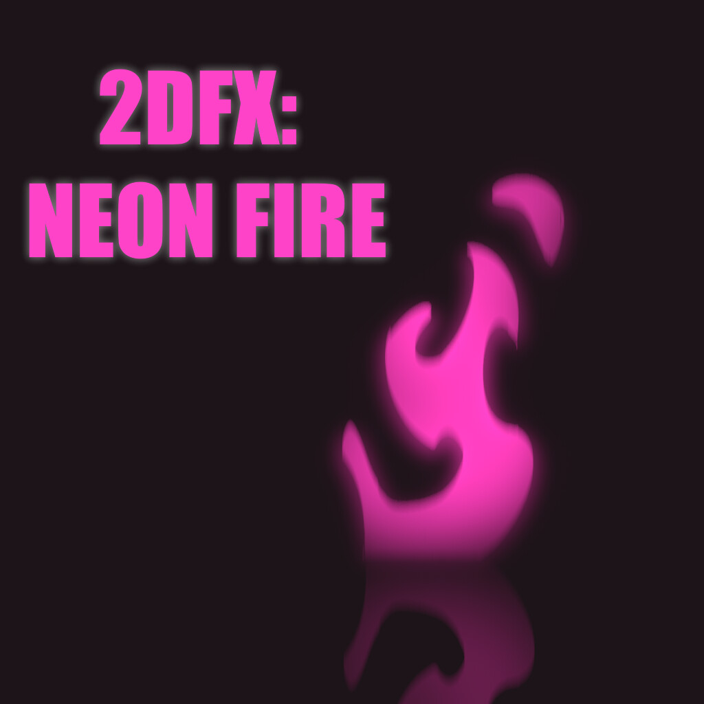 ArtStation - neon fire