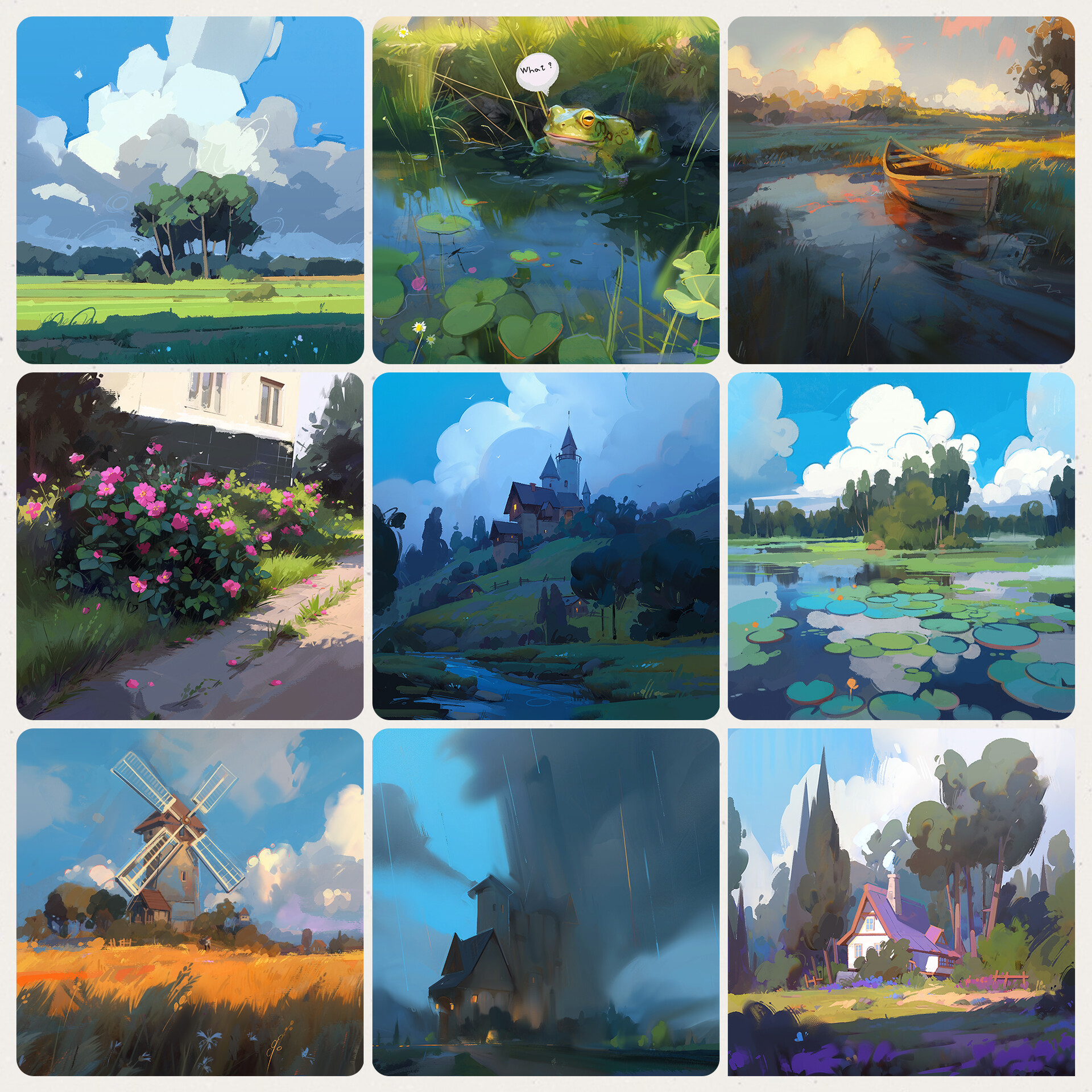 ArtStation - Summer Sketches
