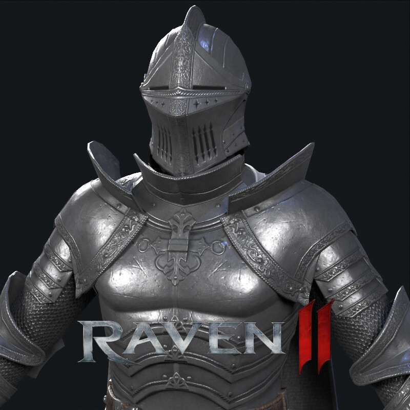 ArtStation - Raven2 Male Heavy armor 2
