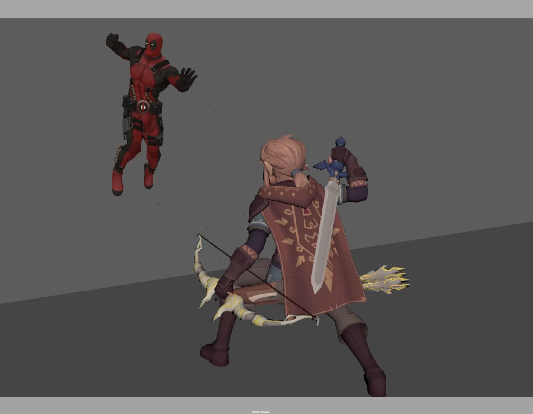 ArtStation - Deadpool Jump Punch Animation