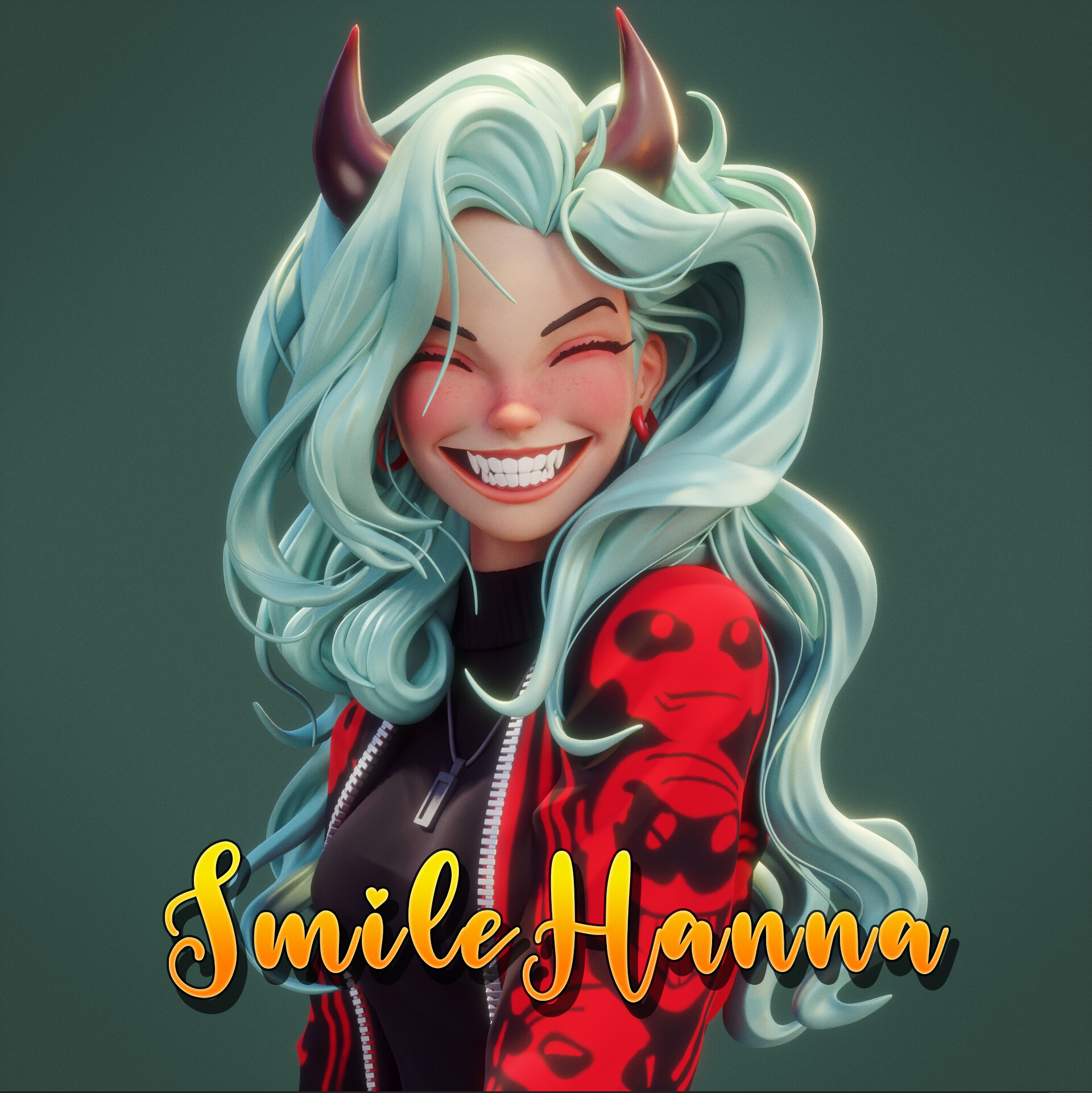ArtStation - Smiling Girl
