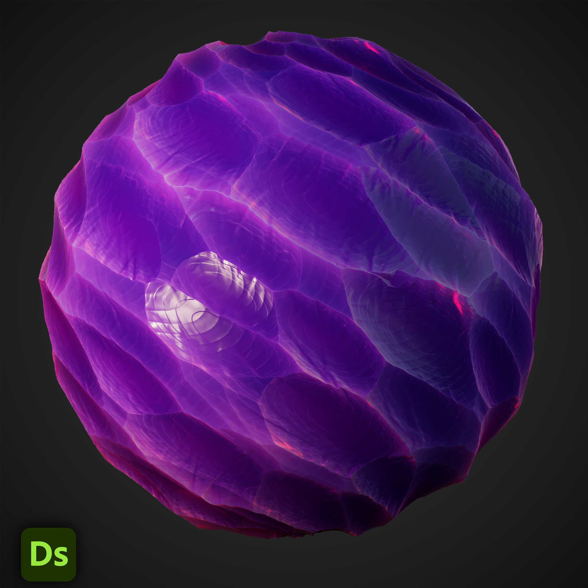 ArtStation - Obsidian Texture