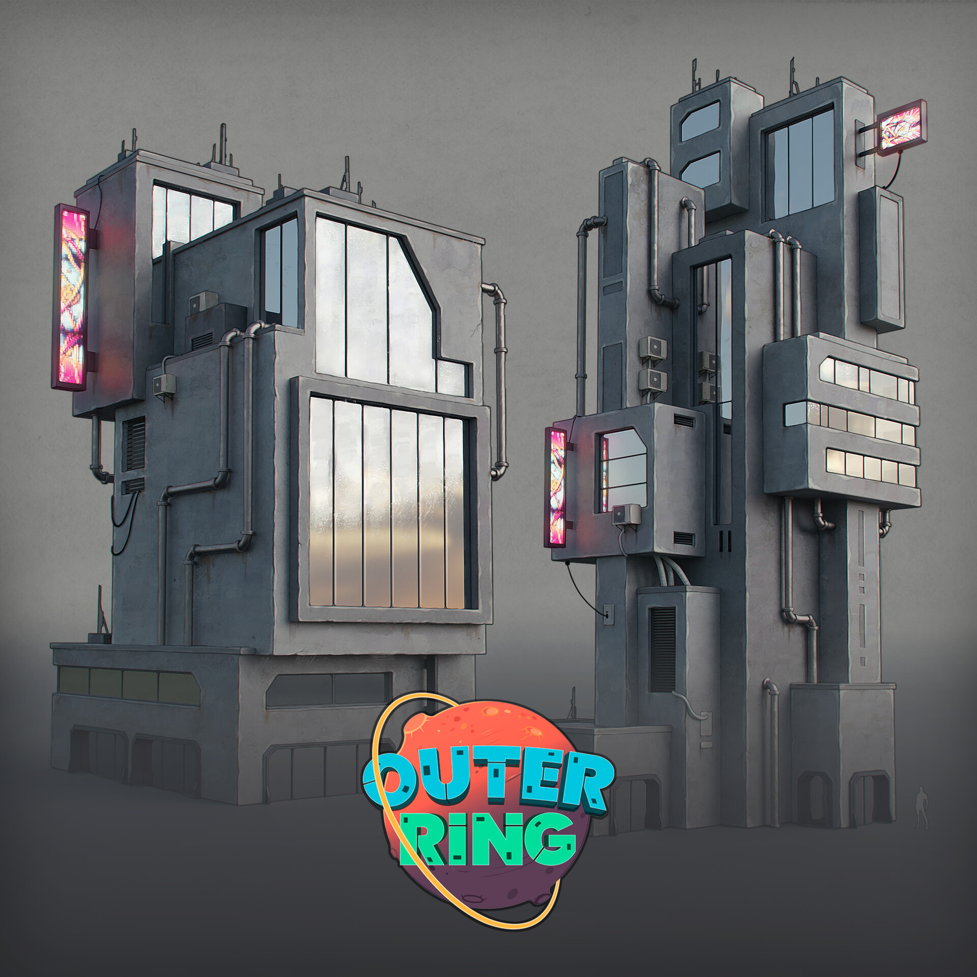 ArtStation - Outer Ring - Earthling Business Architecture