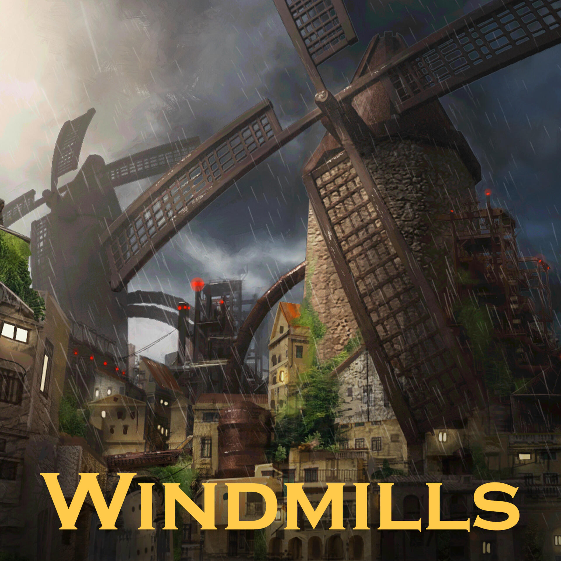 ArtStation - Windmill Town