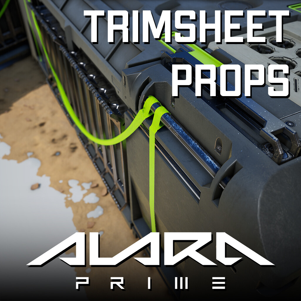 ArtStation - Alara Prime - Trimsheet Props