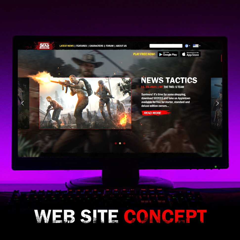 ArtStation - website concept