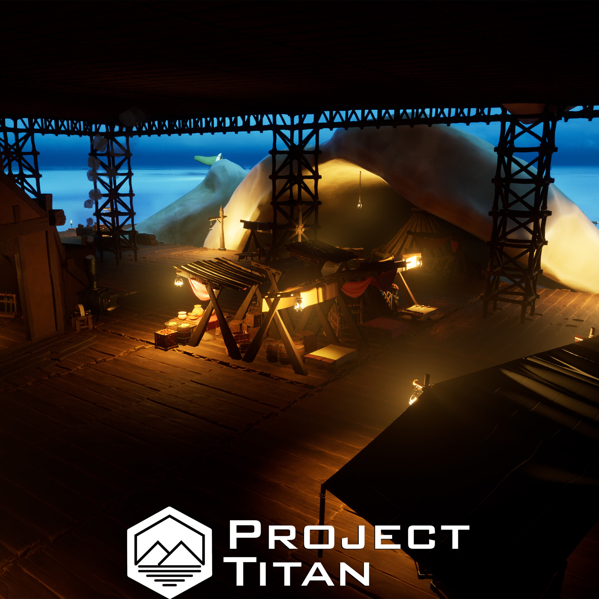 ArtStation - Project Titan: Taedin Port (Sulfur Biome) - Interior