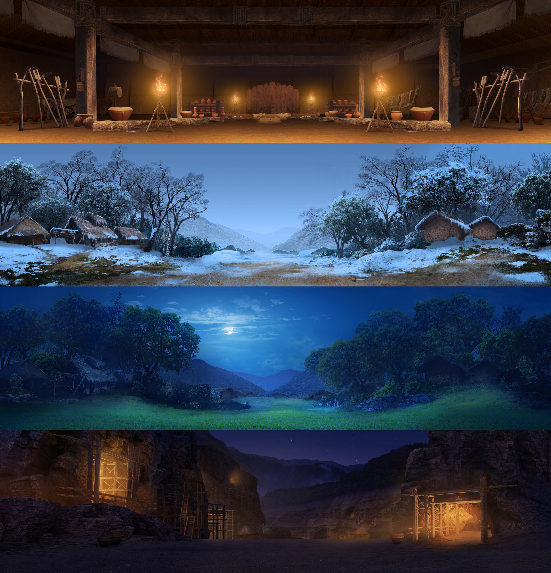ArtStation - Stage background design