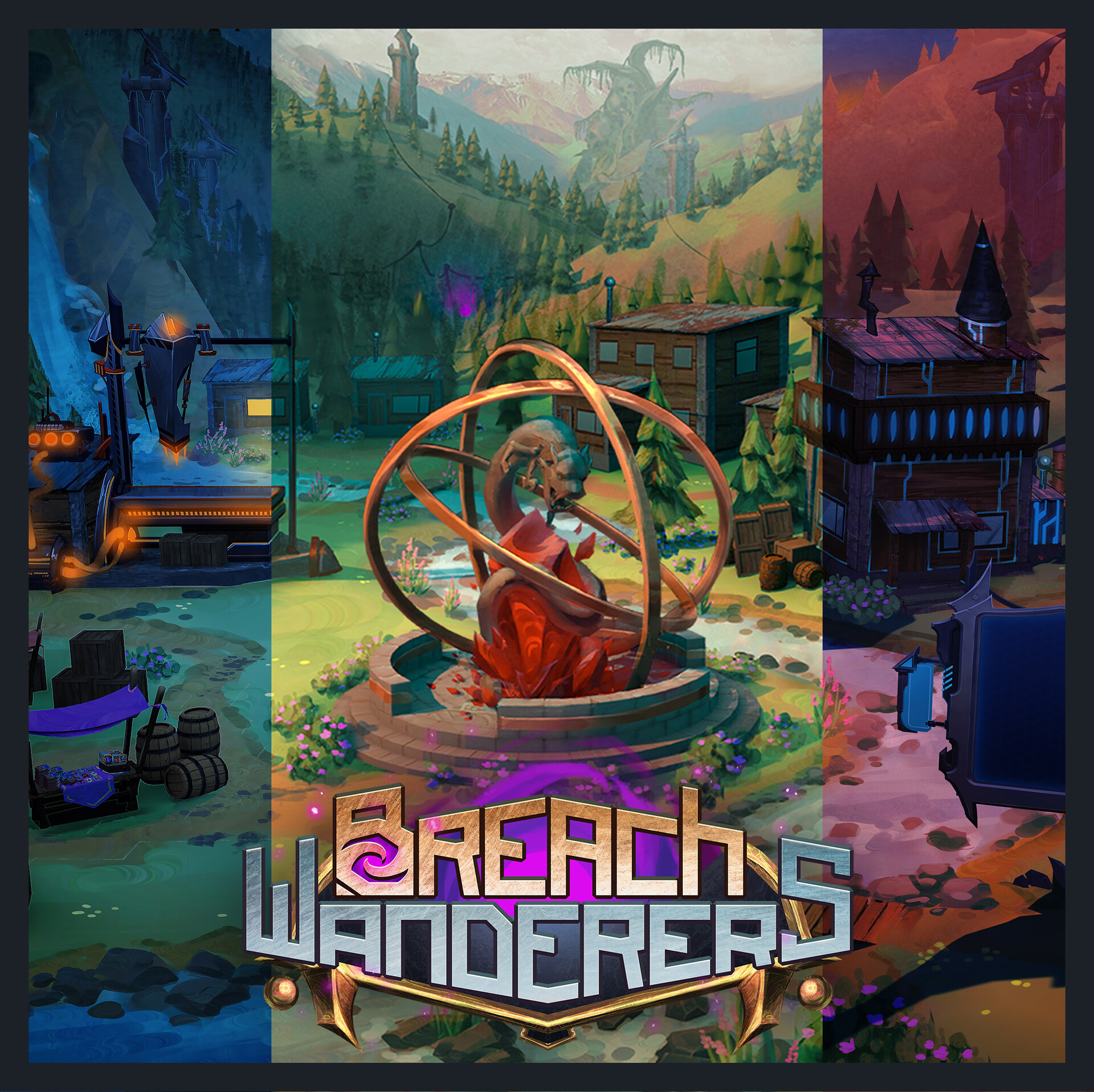 ArtStation - Breach Wanderers Town