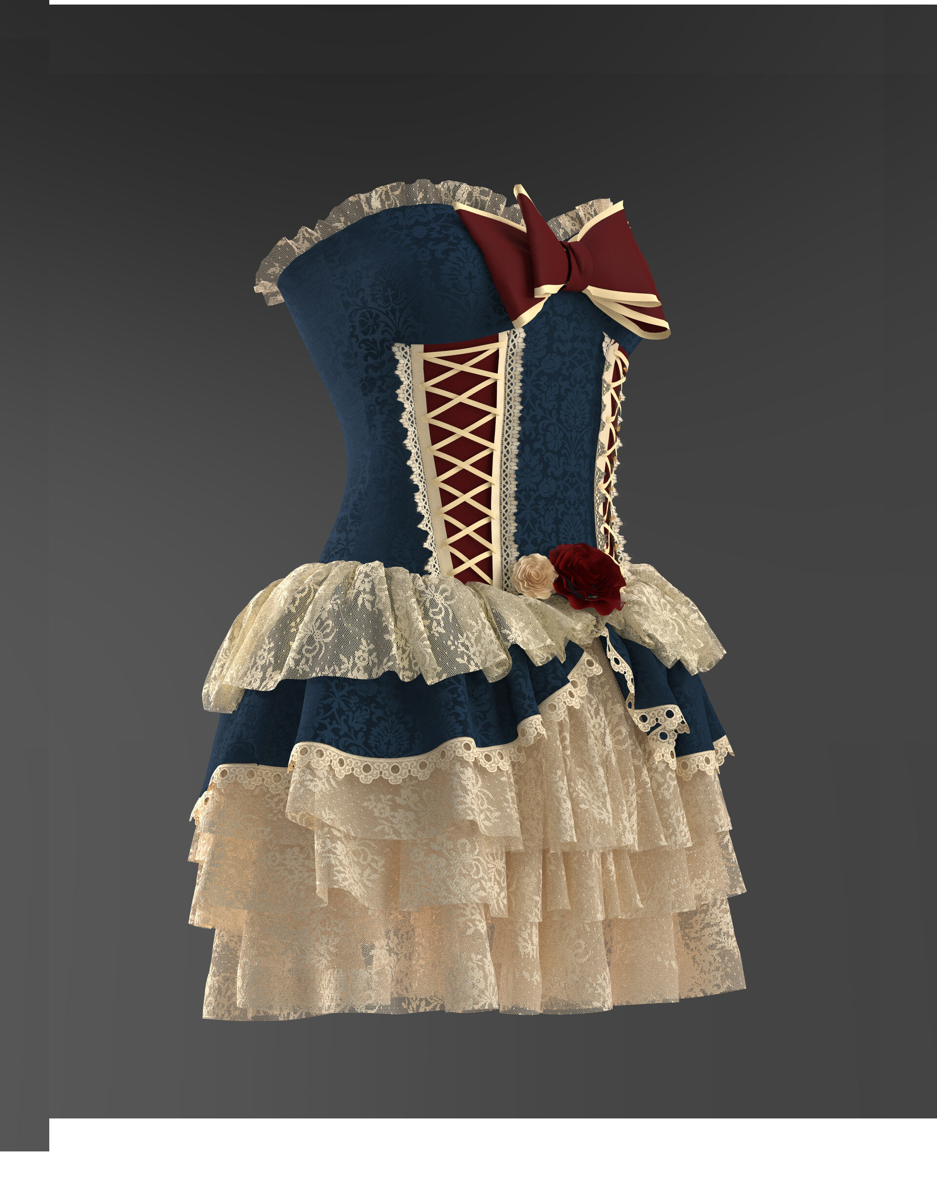 ArtStation - lolita dress