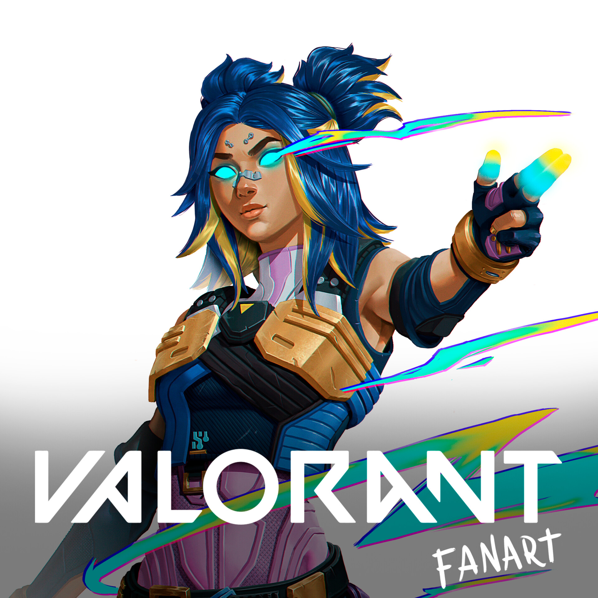 ArtStation - Valorant Neon Fanart