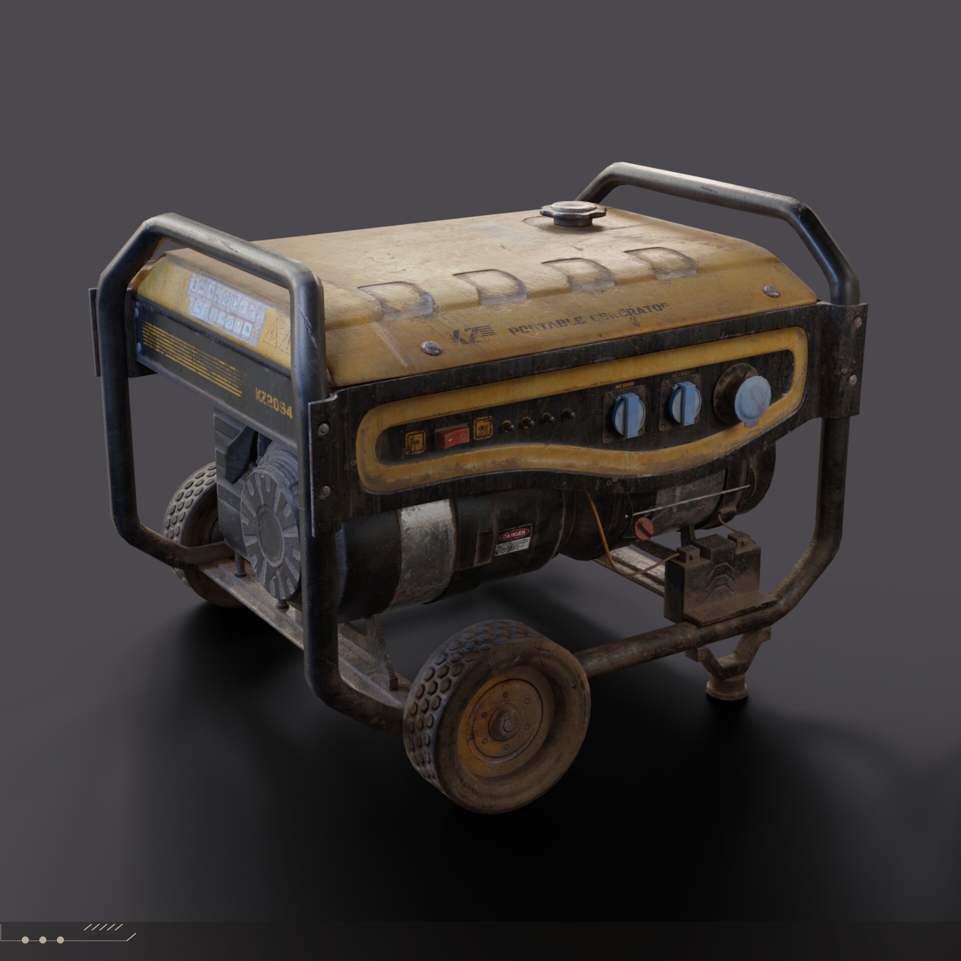 ArtStation - Old Portable Generator