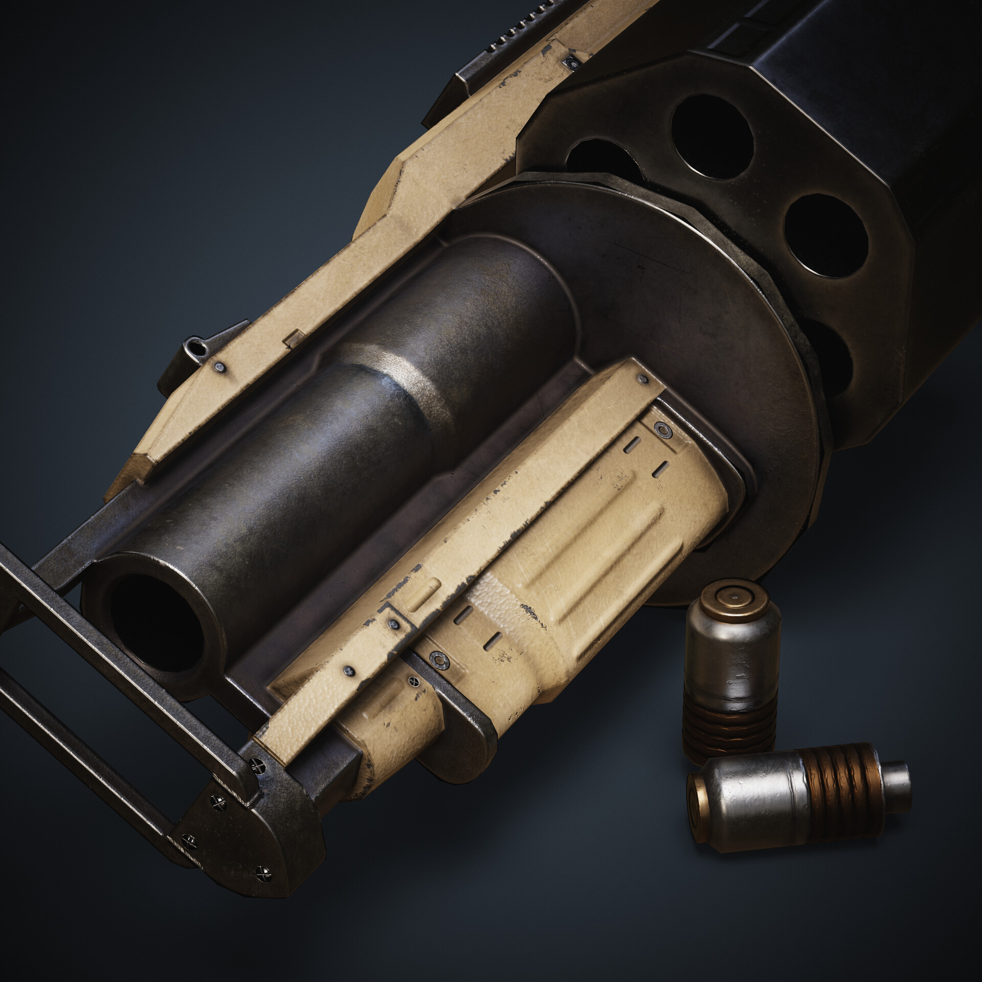 ArtStation - Concept Grenade launcher