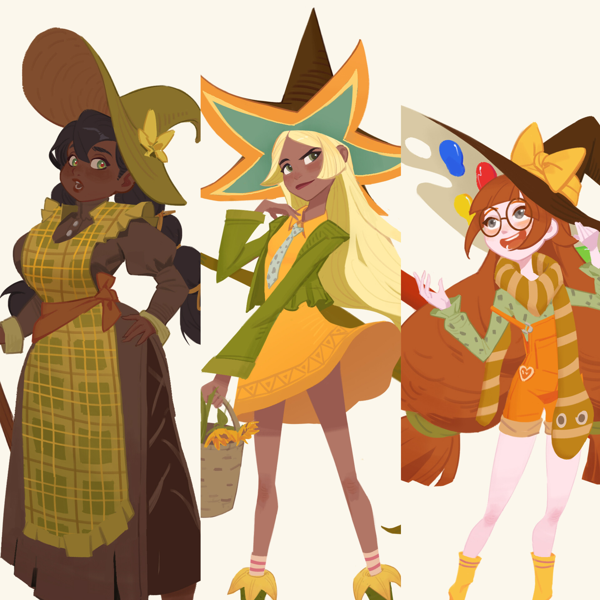 ArtStation - Warmcore characters practice