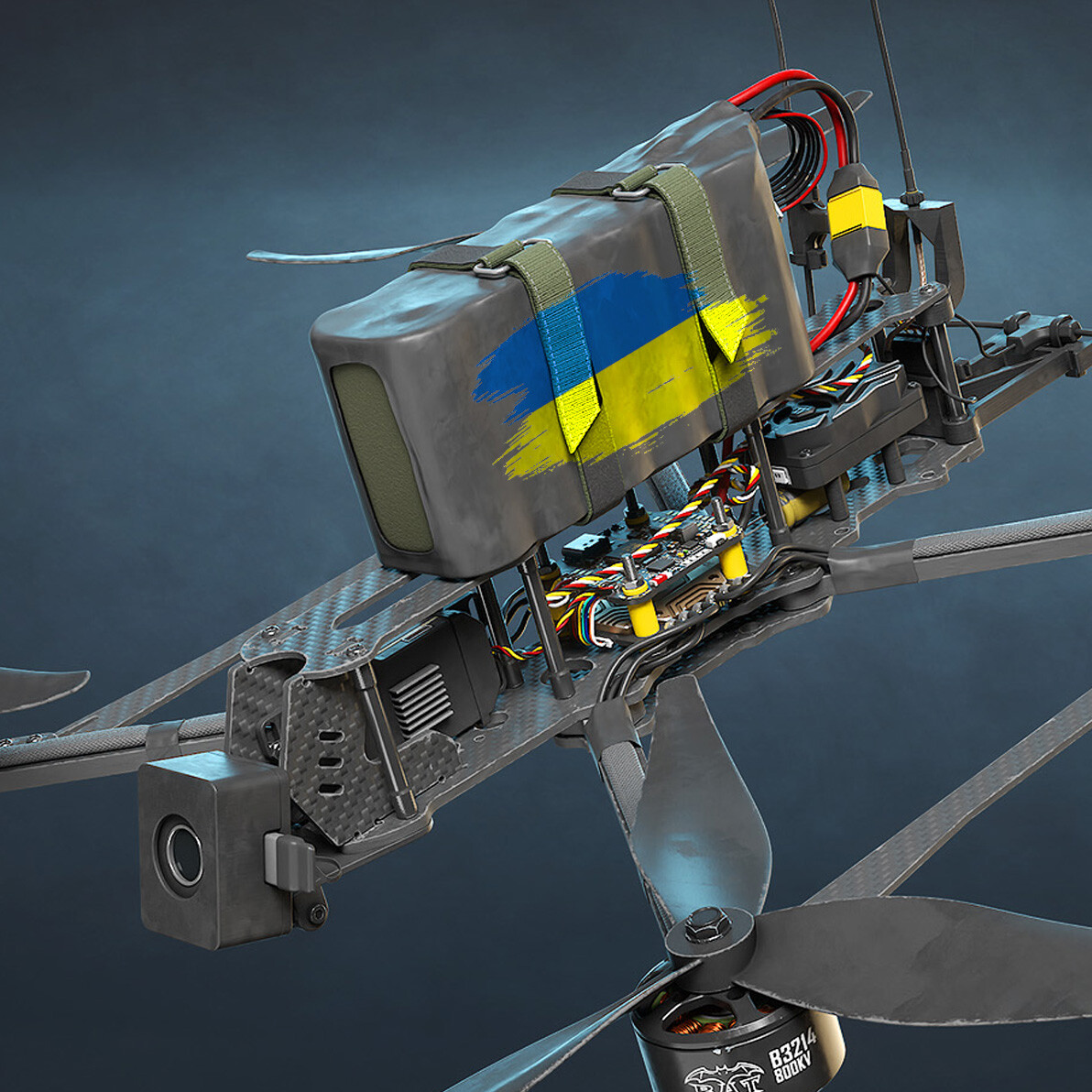 ArtStation FPV Drone 10 inches 3d model