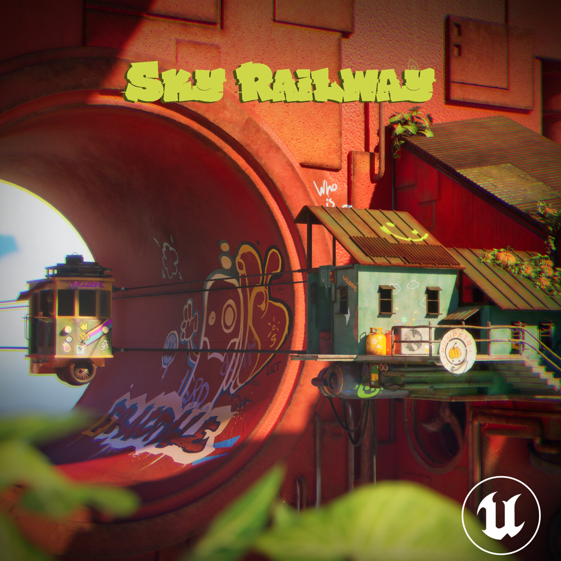 ArtStation - Sky Railway