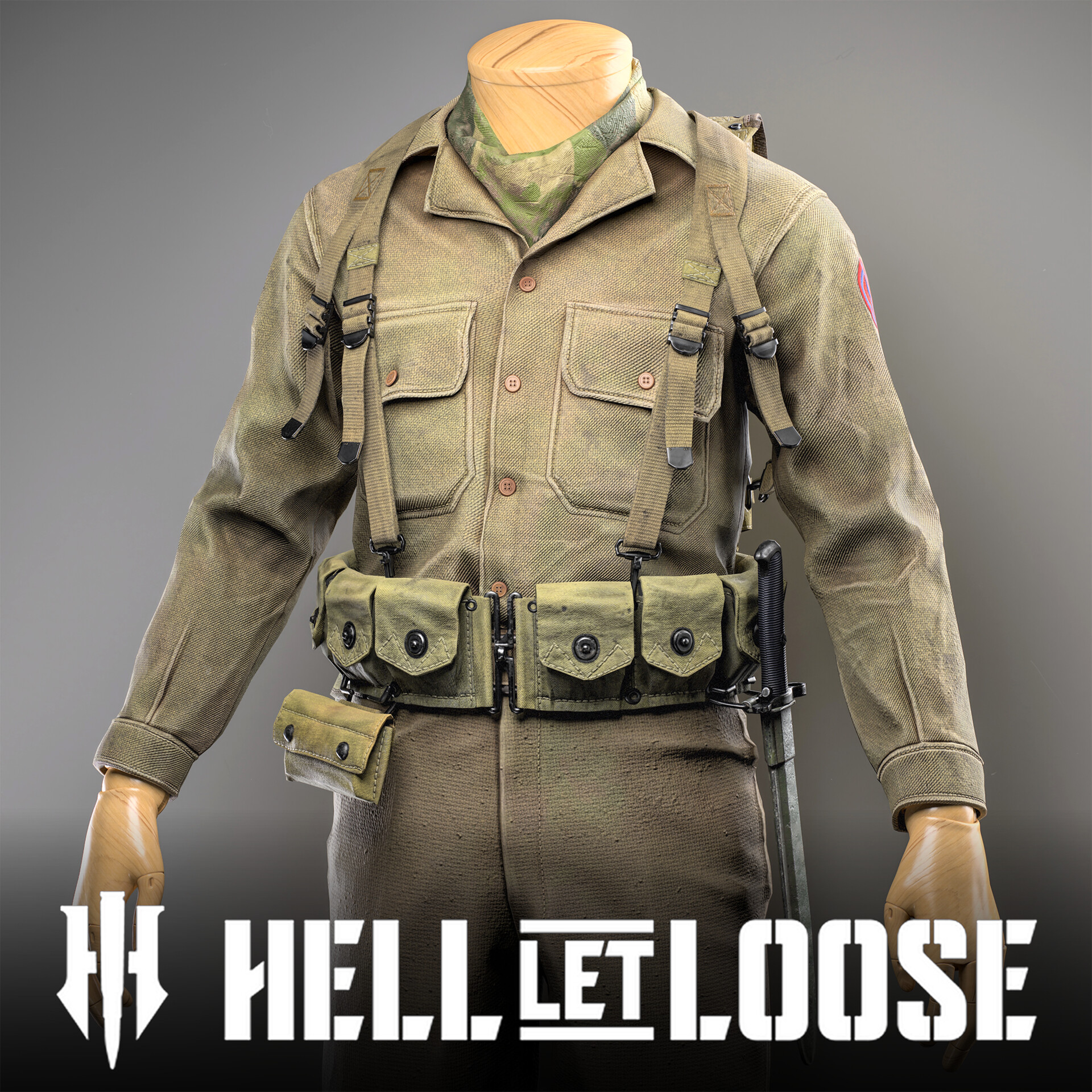 ArtStation - Hell Let Loose - US 30th Infantry Division Uniform