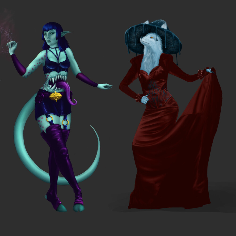 ArtStation - Character design assignments