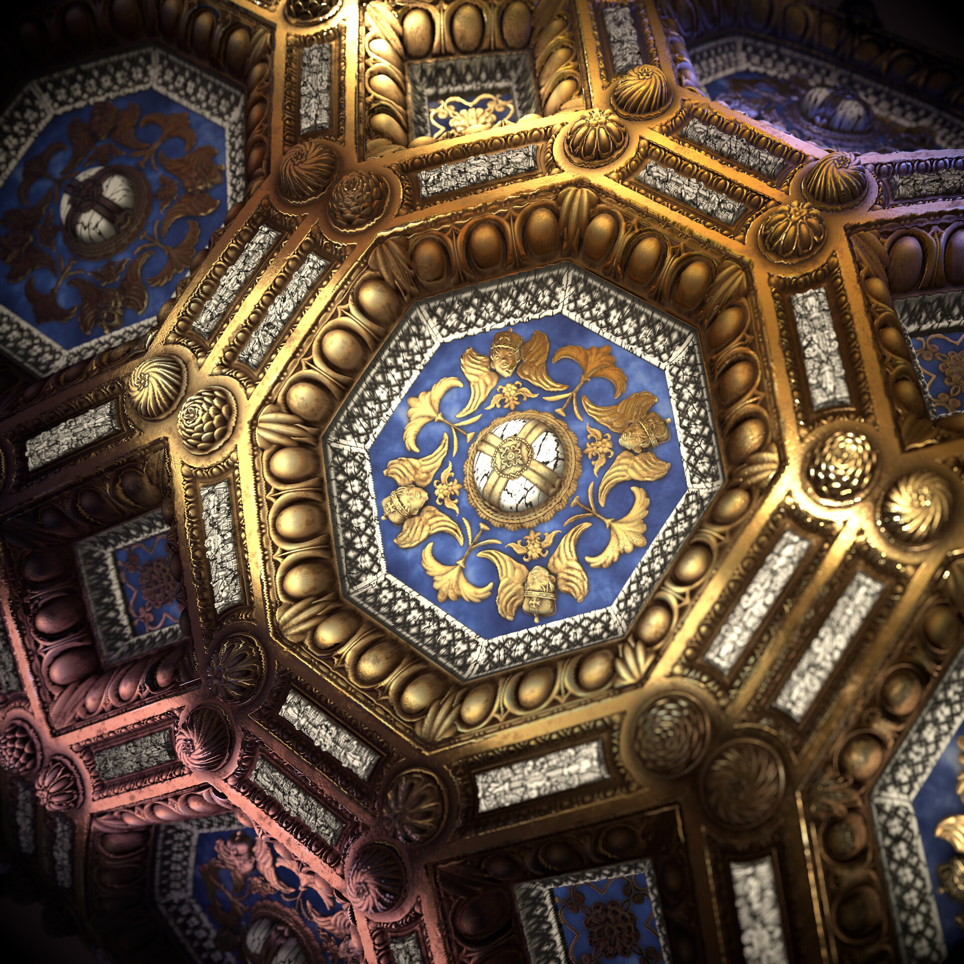 ArtStation - Baroque Ceiling