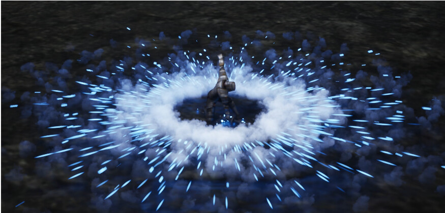 ArtStation - Electric impact shockwave