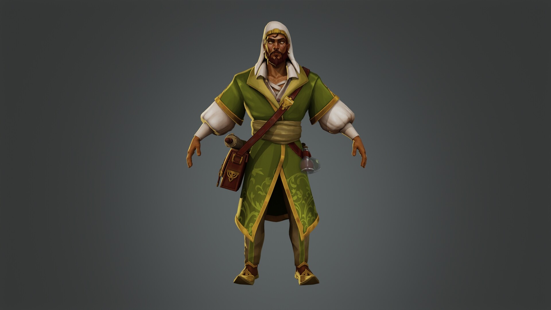 ArtStation - Mak - The Bazaar - 3D character model with hand-painted ...