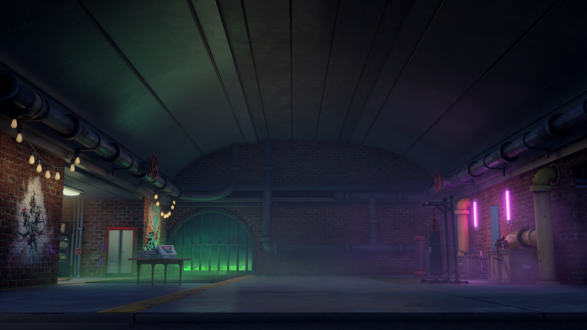 ArtStation - Fortnite - Chapter 5 Season 1 Cowabunga Lobby Render