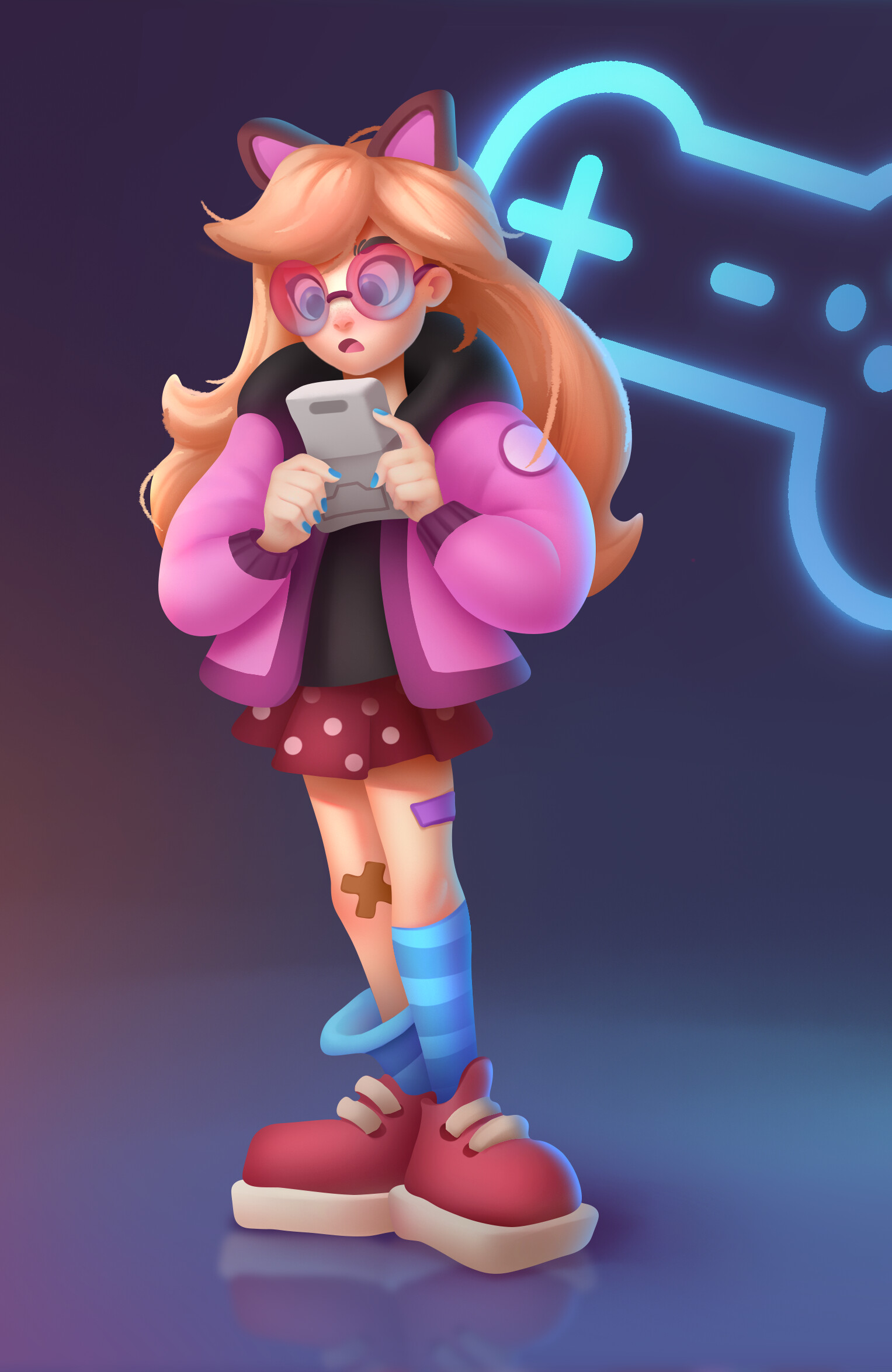 ArtStation - Gamer girl