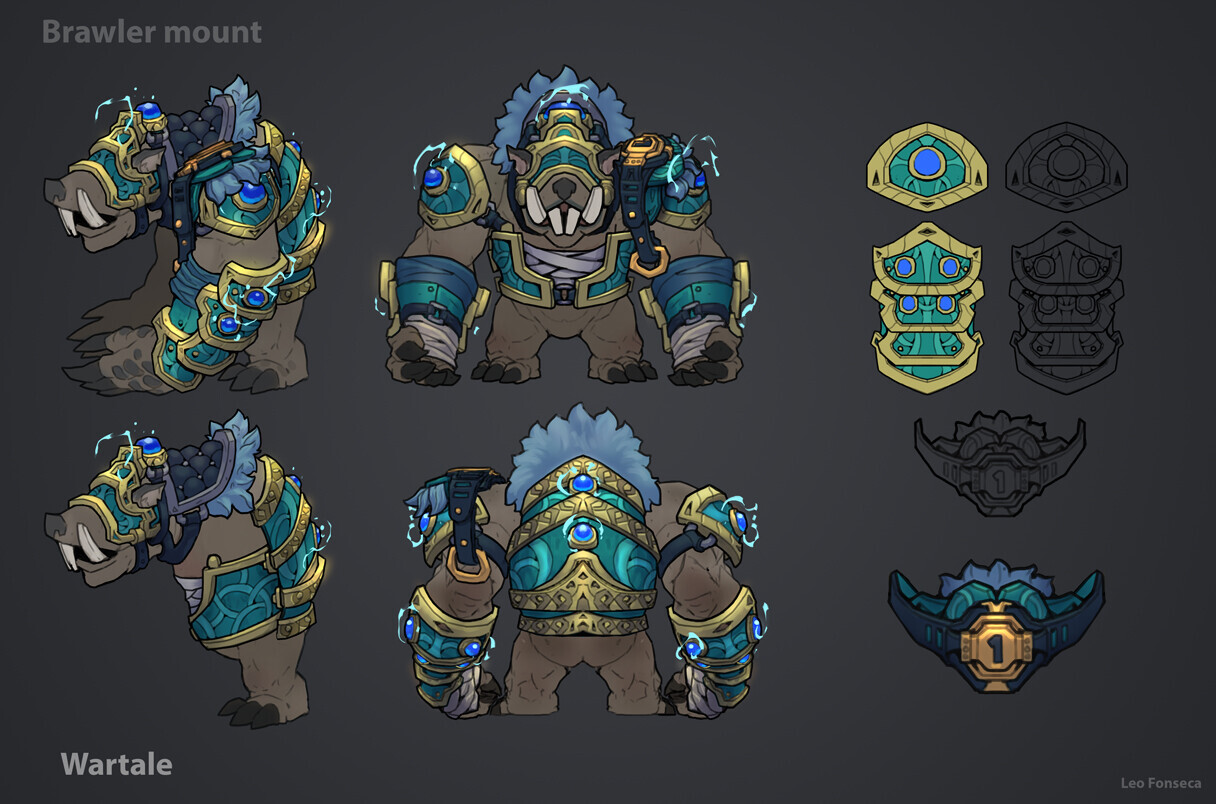 ArtStation - Brawler Mount - Wartale / Priston Tale