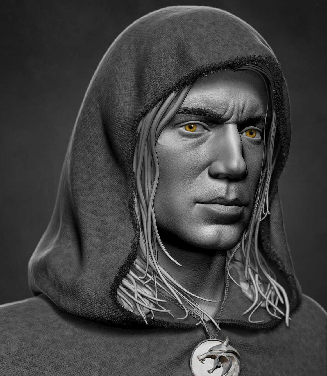 ArtStation - The Witcher (Likeness sculpt)