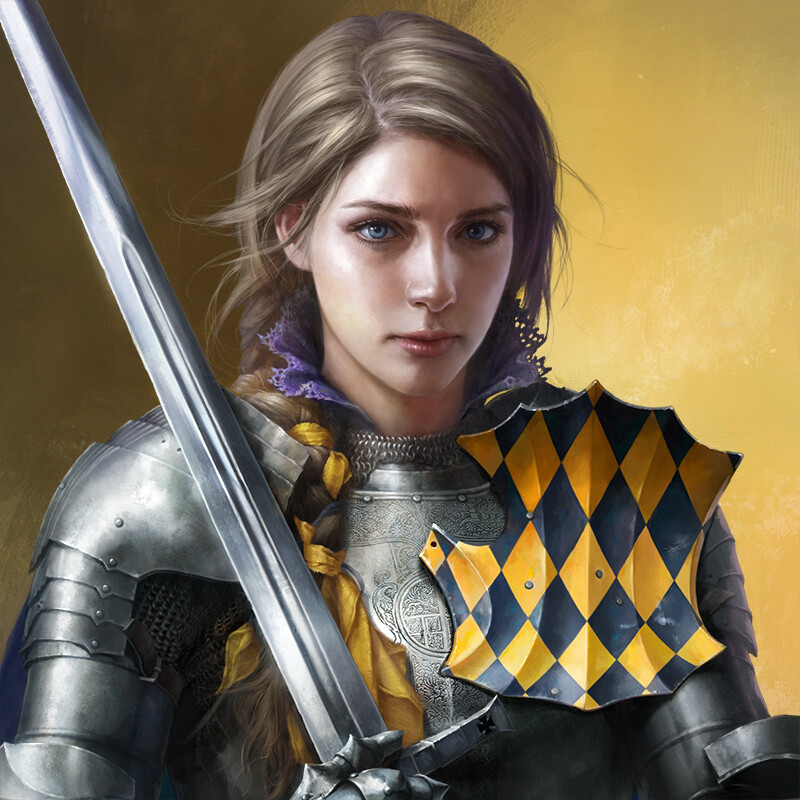 Seung Chan Hong - Medieval Female Knight - rework