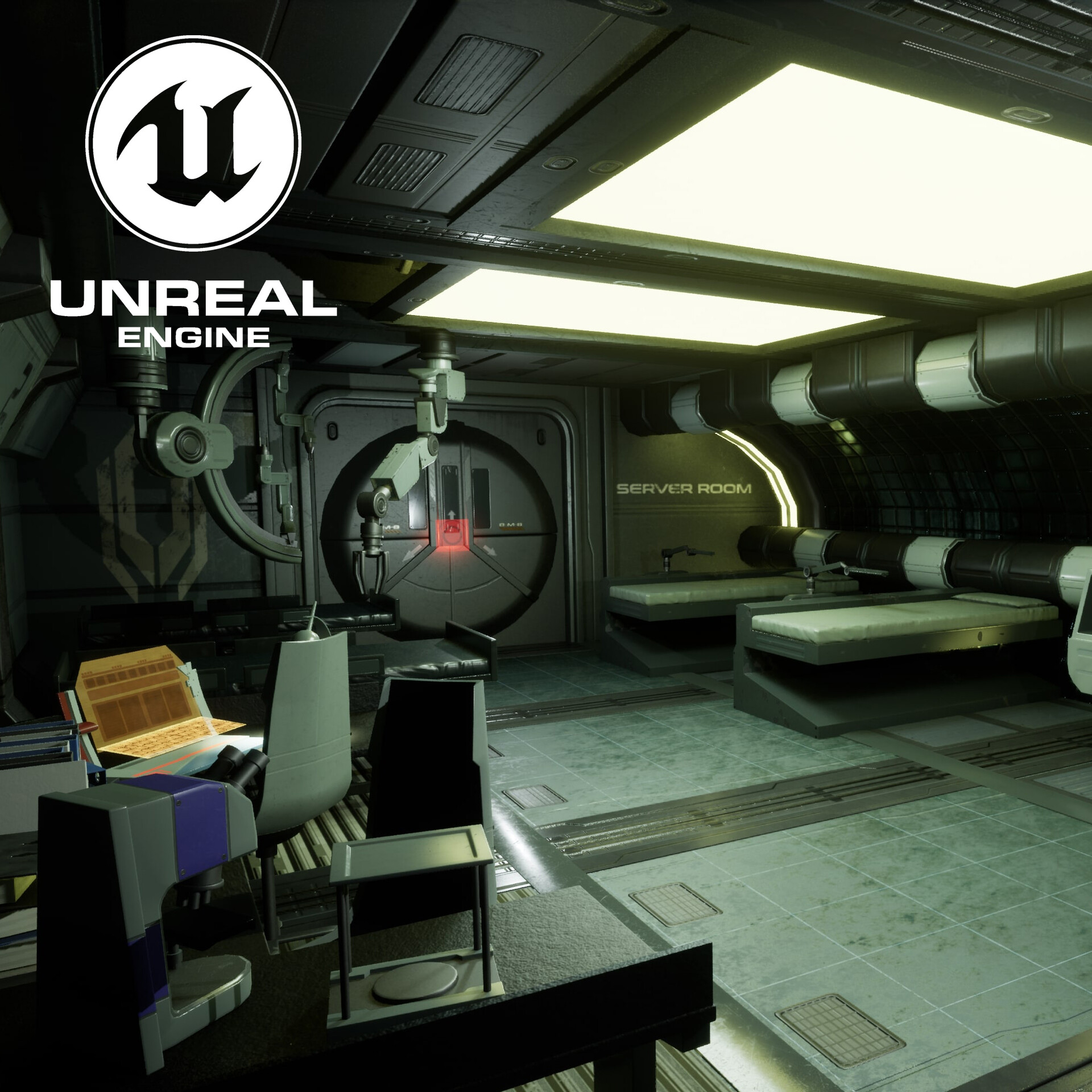 ArtStation - Mass Effect 2 - Medical Lab Normandy (Remastered)