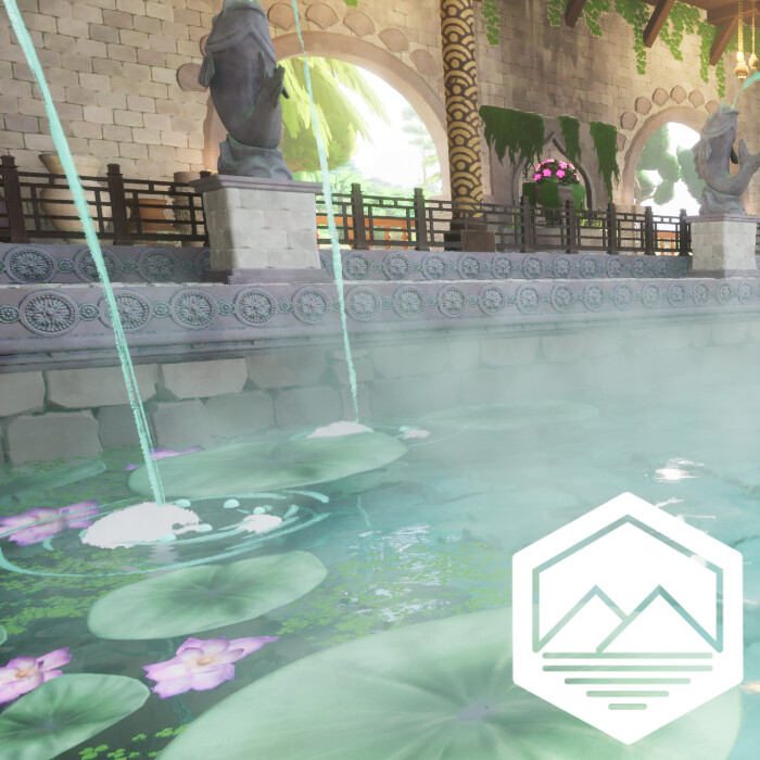 ArtStation - Water Temple - Foliage / Vegetation Level Design