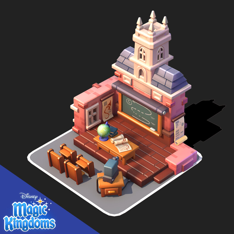 ArtStation - Disney Magic Kingdoms - Lecture Hall