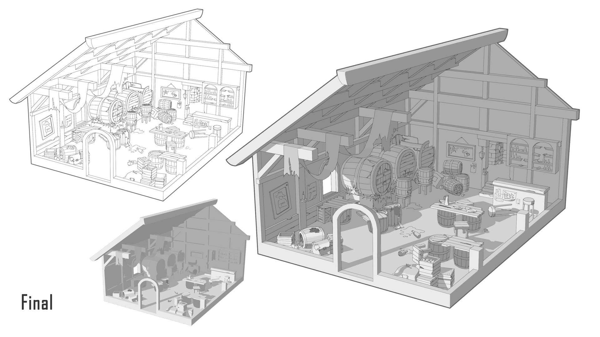 ArtStation - Interior Perspective Study