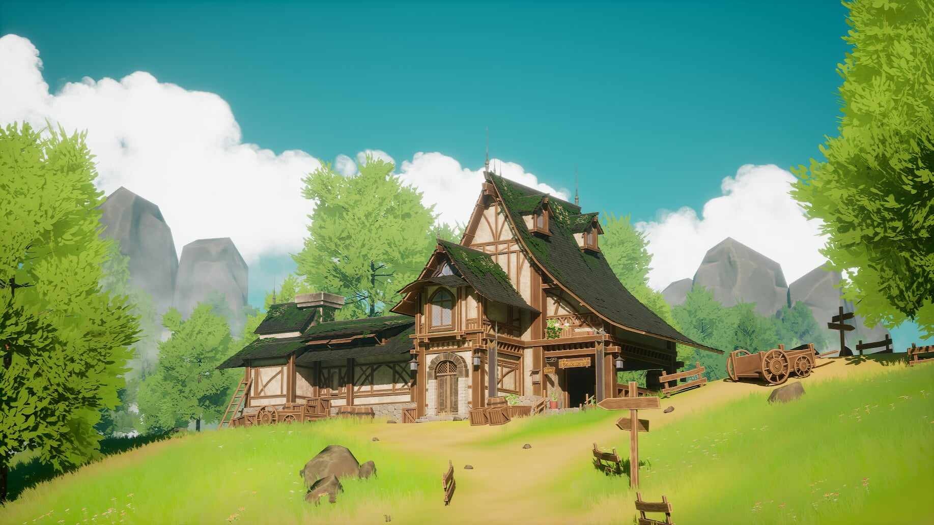 ArtStation - Stylized house