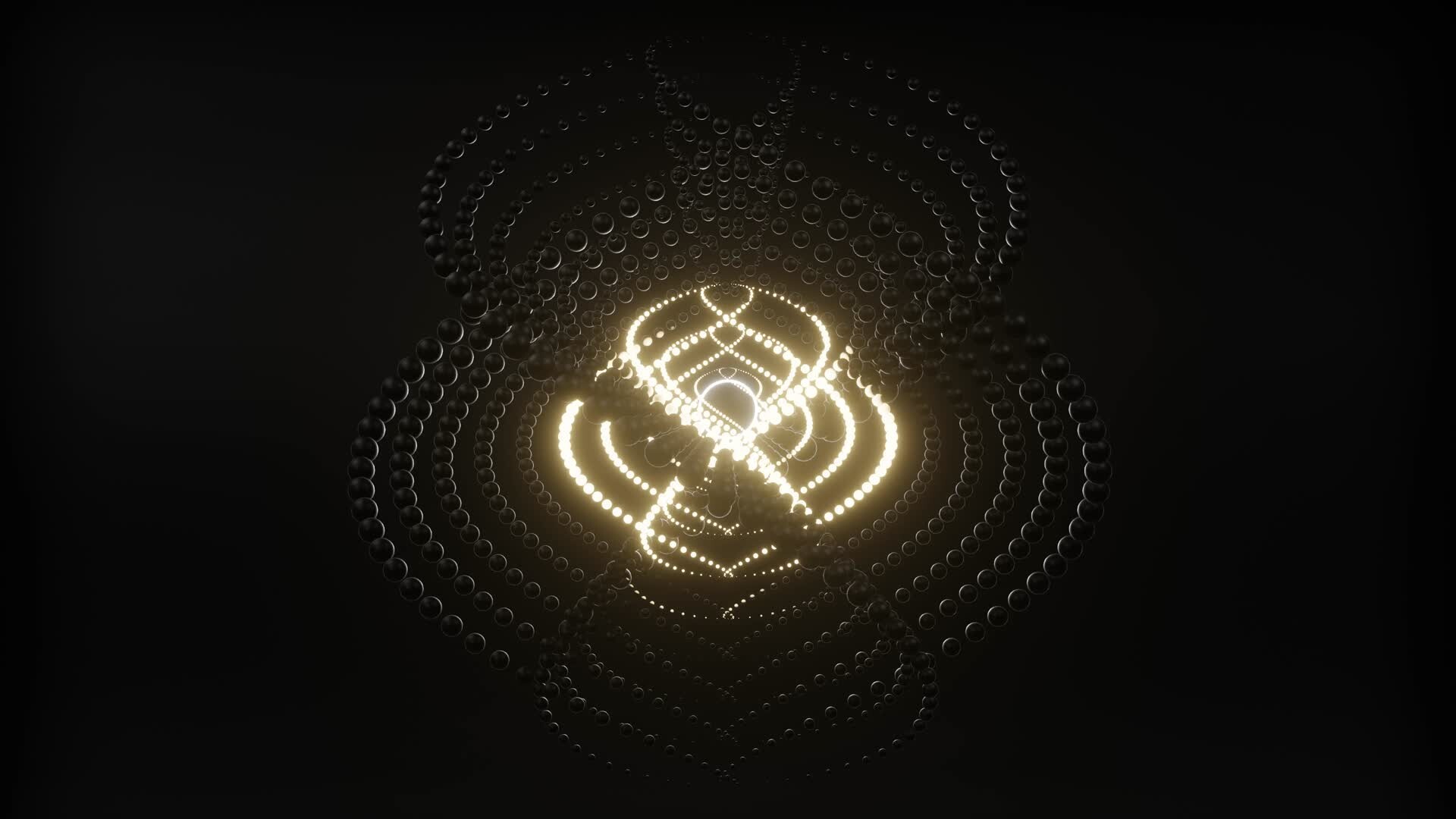 ArtStation - Abstract Plexus Infinity Loop-Blender Practise