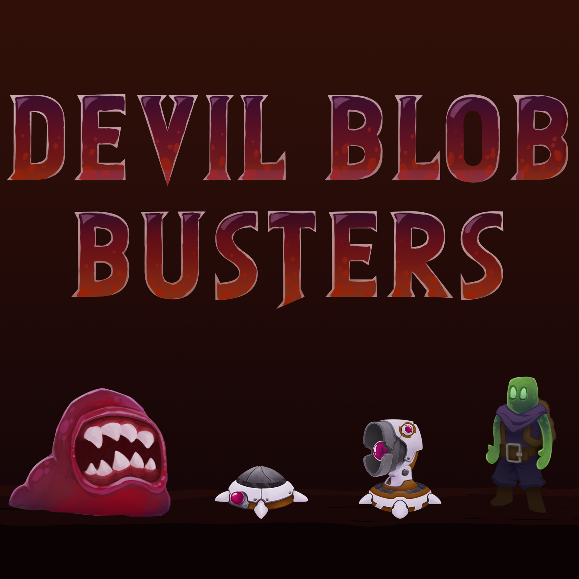 ArtStation - Concept art for Devil Blob Busters