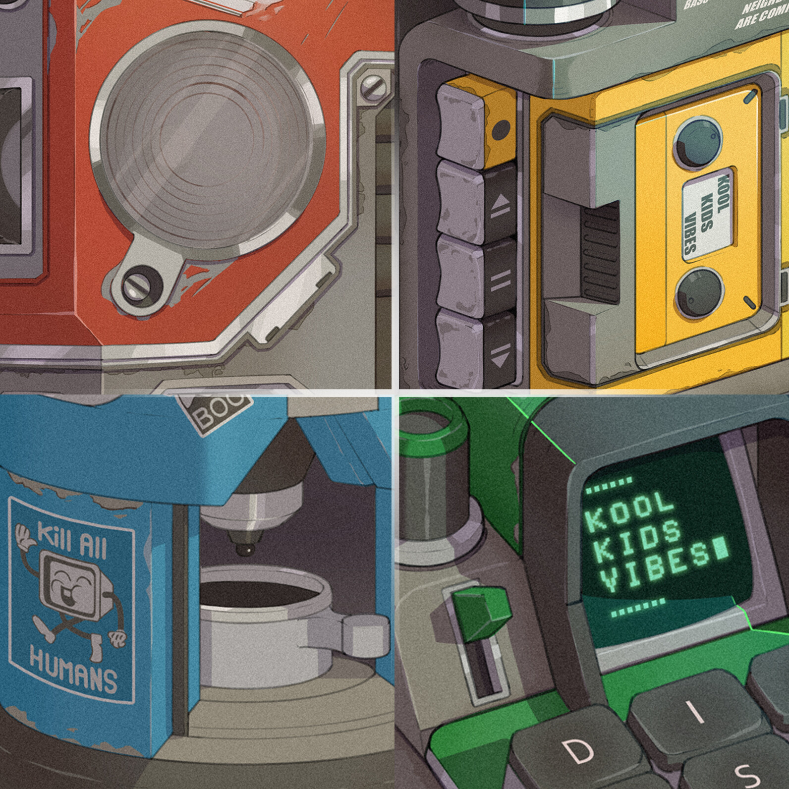 ArtStation - Retro props