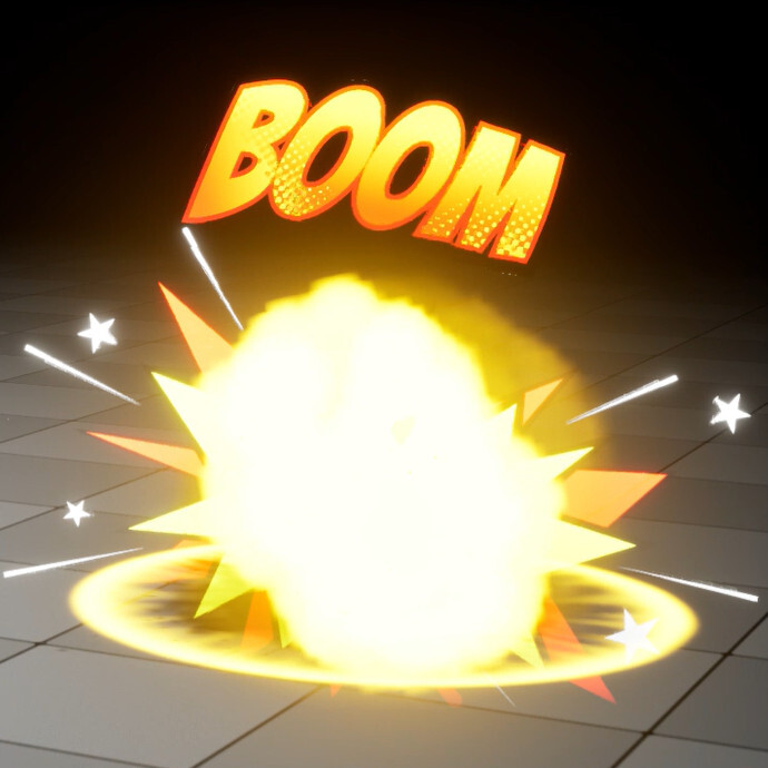 ArtStation - Comic Explosion VFX