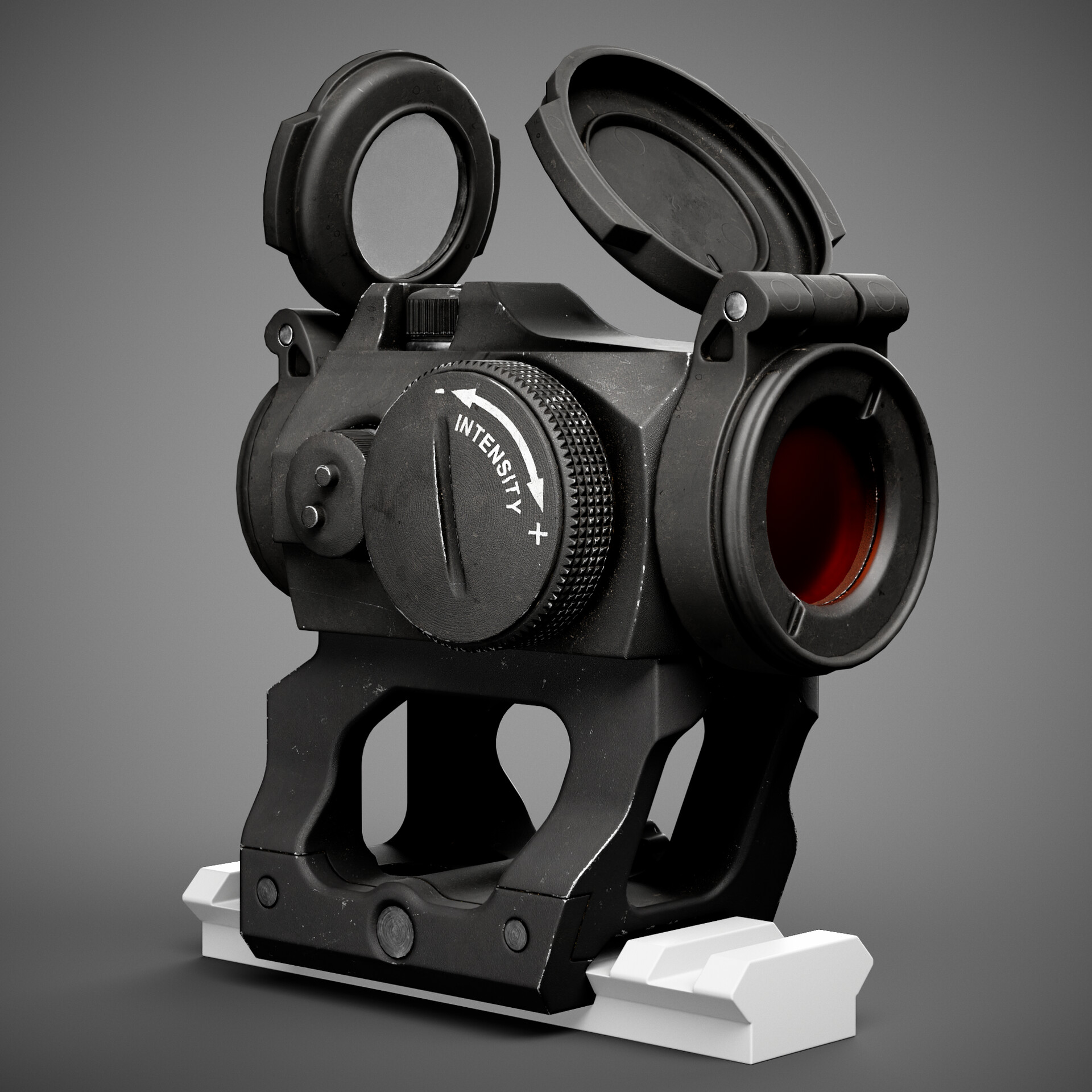 ArtStation - Aimpoint Micro T-2 and Scalarworks LEAP Mount 01