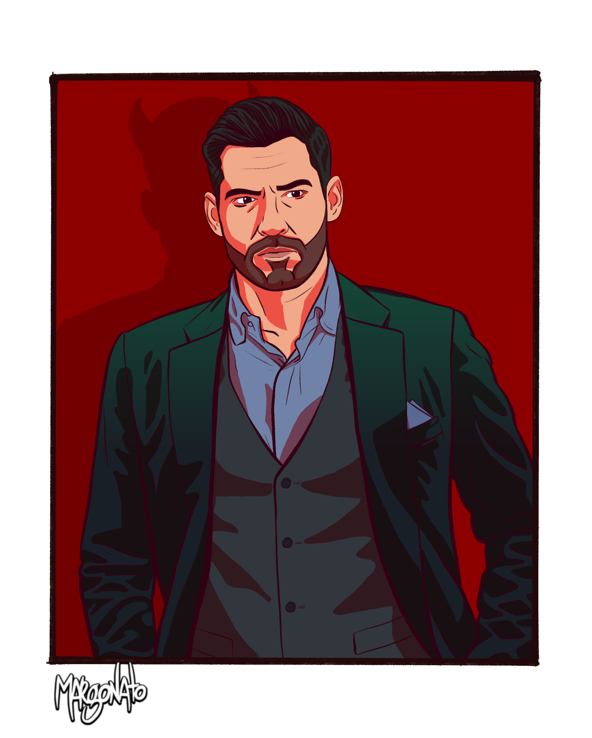 ArtStation - Lucifer Morningstar (Tom Ellis)